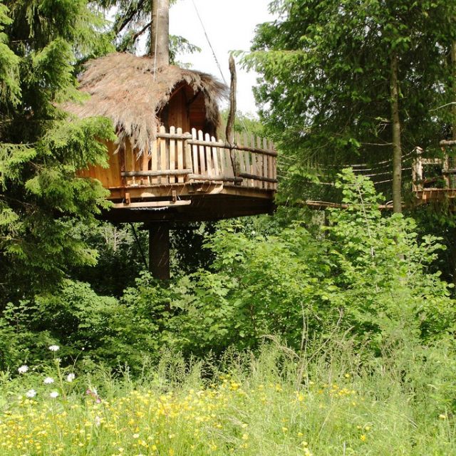 Dormir dans une cabane perchée dans les arbres - Cantal - Nuit Insolite ...